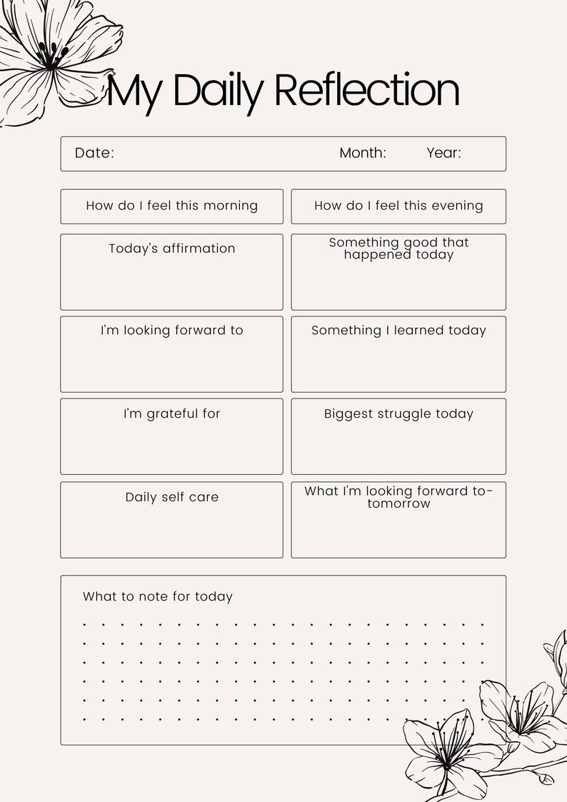 My Mental Health Planner Bundle - Etsy Canada