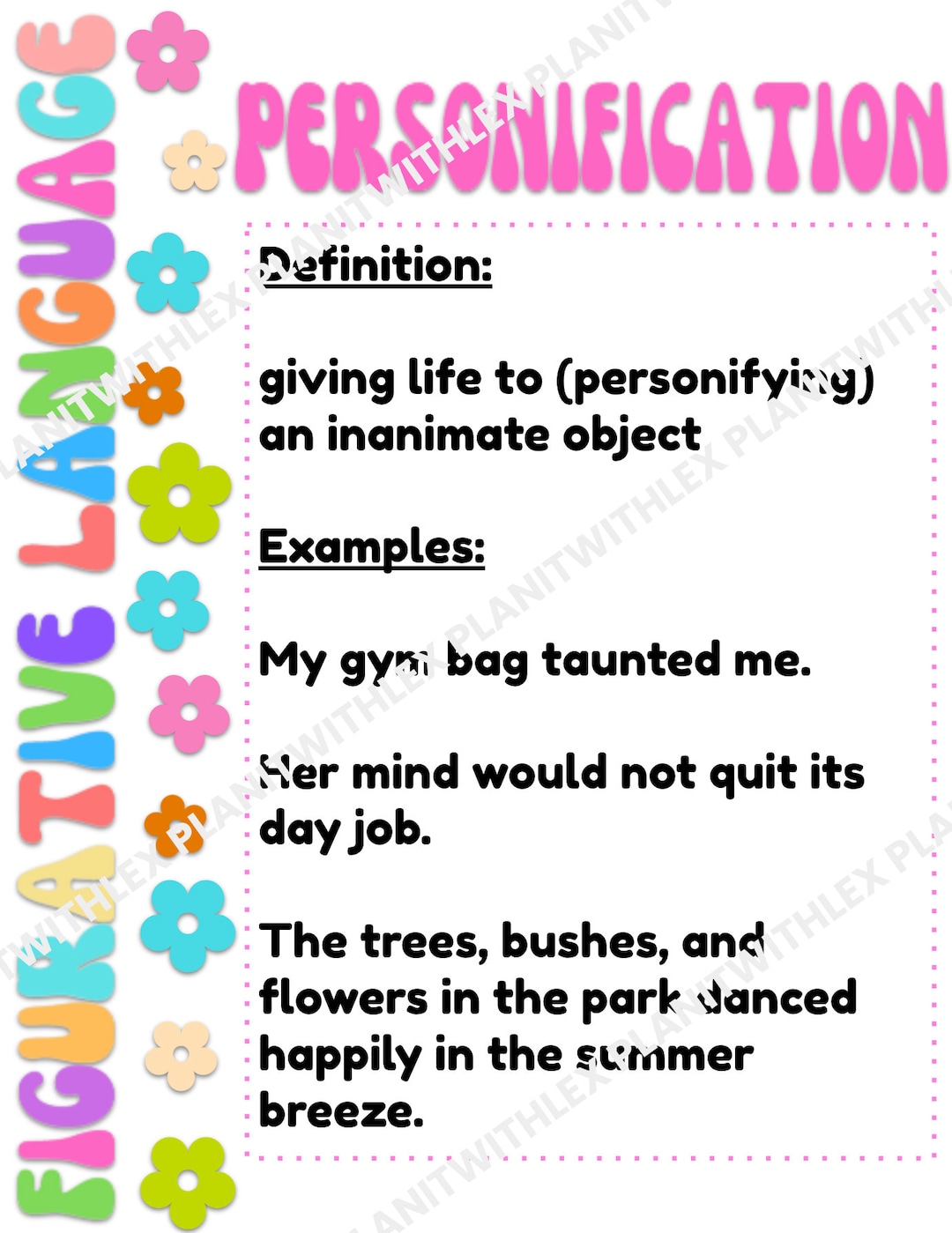 Groovy Classroom Figurative Language Posters - Etsy