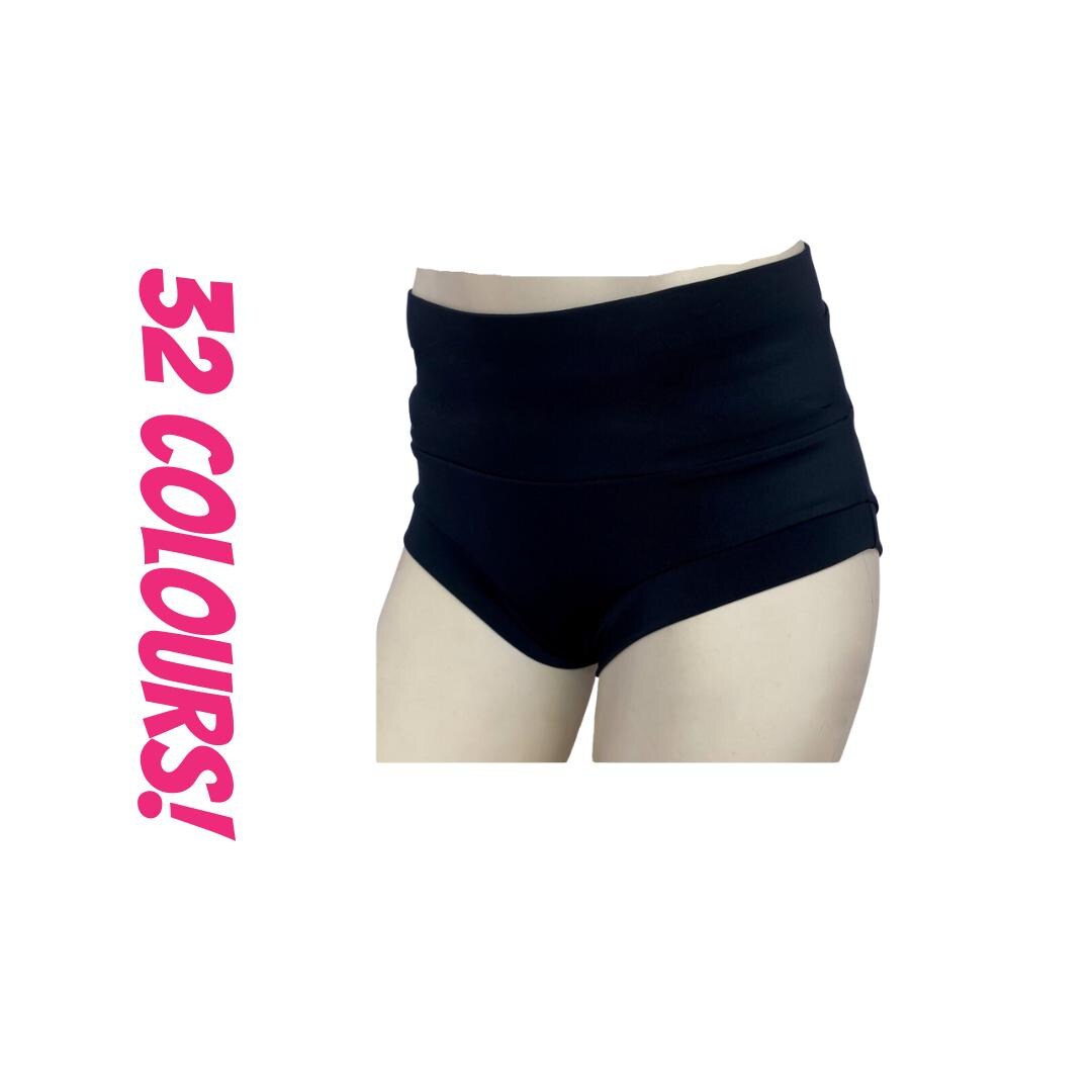 Childrens Midrise Banded Leg Brief / Shorts / Dance / Gymnastics / 32 ...