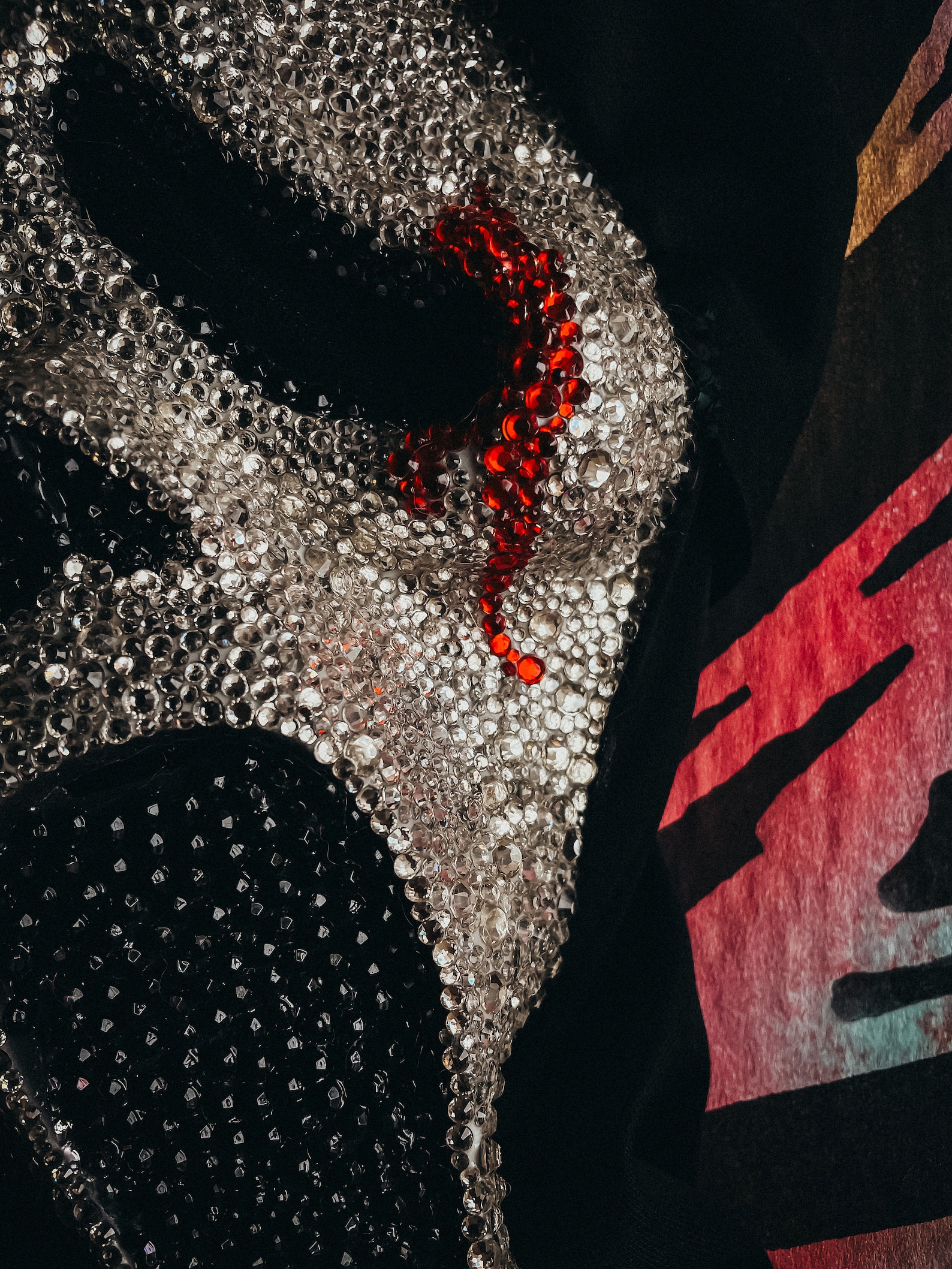 Crystalized Bedazzled Bling Bloody Scream Ghostface Mask - Etsy