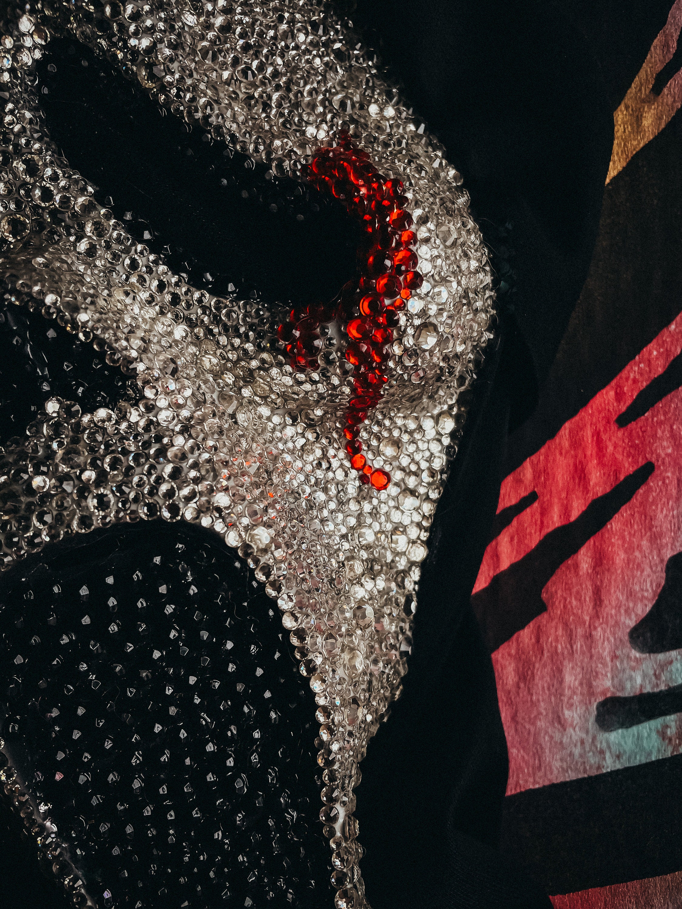 PINK Crystalized Bedazzled Bling Bloody Scream Ghostface Mask - Etsy