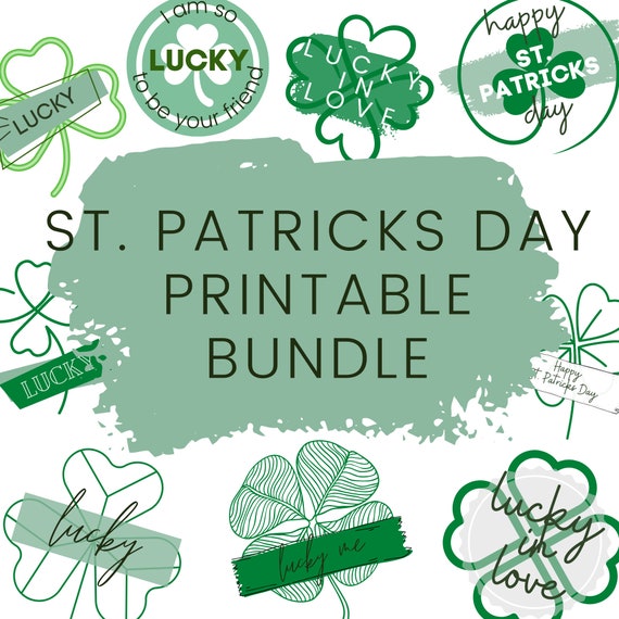 Printable St Patricks Decorations St Patricks Day Decor: Fun New