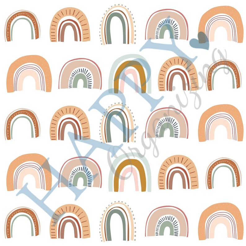 Organic Rainbow Digital Paper, Rainbow Paper, Organic Rainbows ...