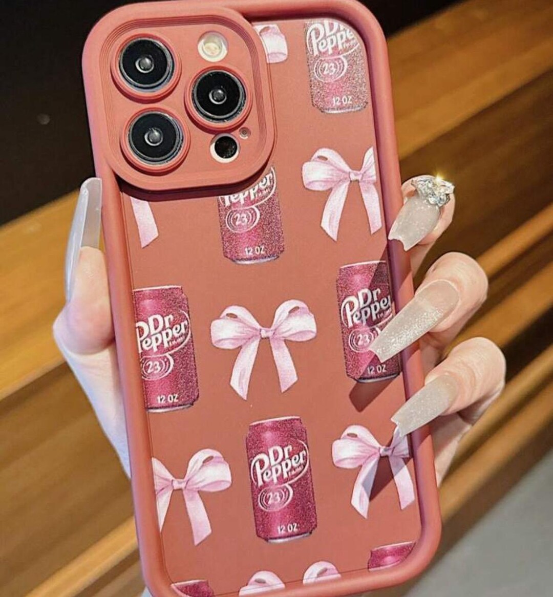 Brown Dr Pepper and Bows Stylish Phone Cases - Etsy