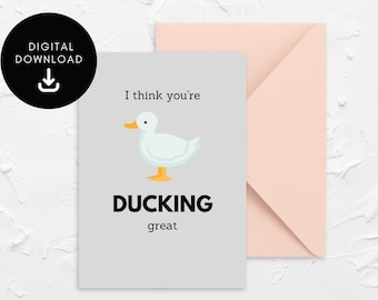 Youre Ducking Great - Etsy