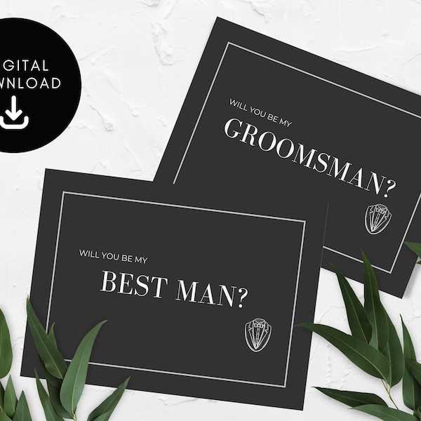 Groomsmen Proposal Printable - Etsy