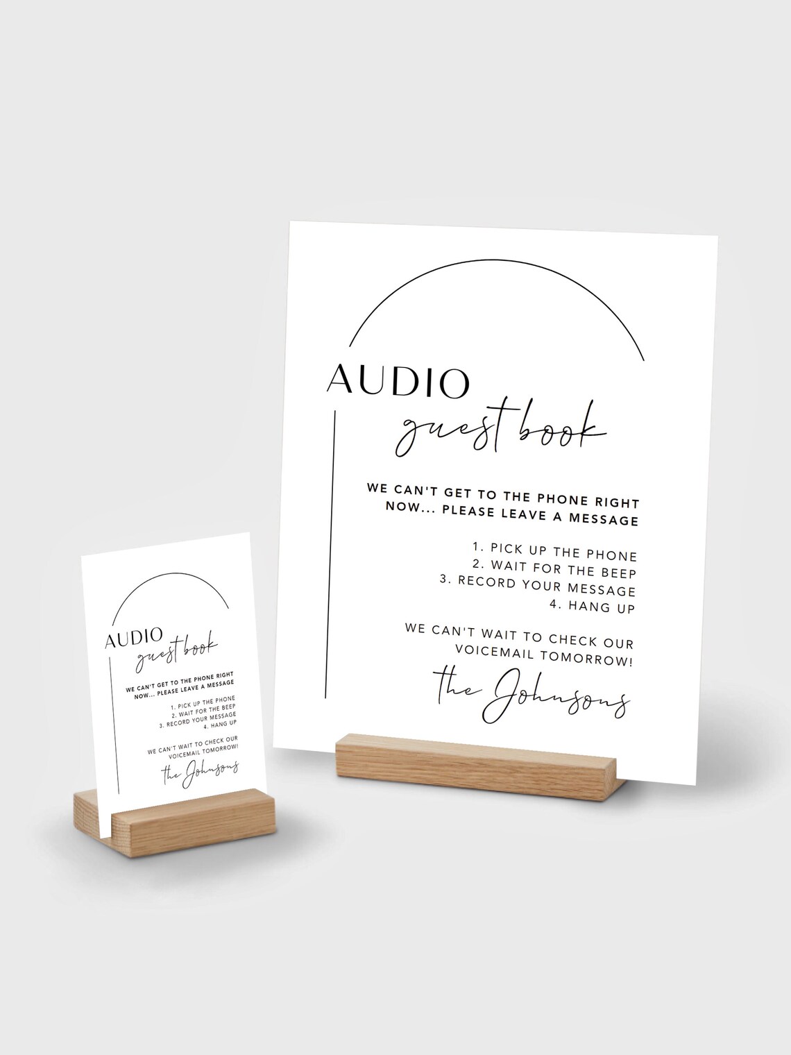 Audio Guest Book Sign, Hens Party Sign, Engagement Party Sign ...