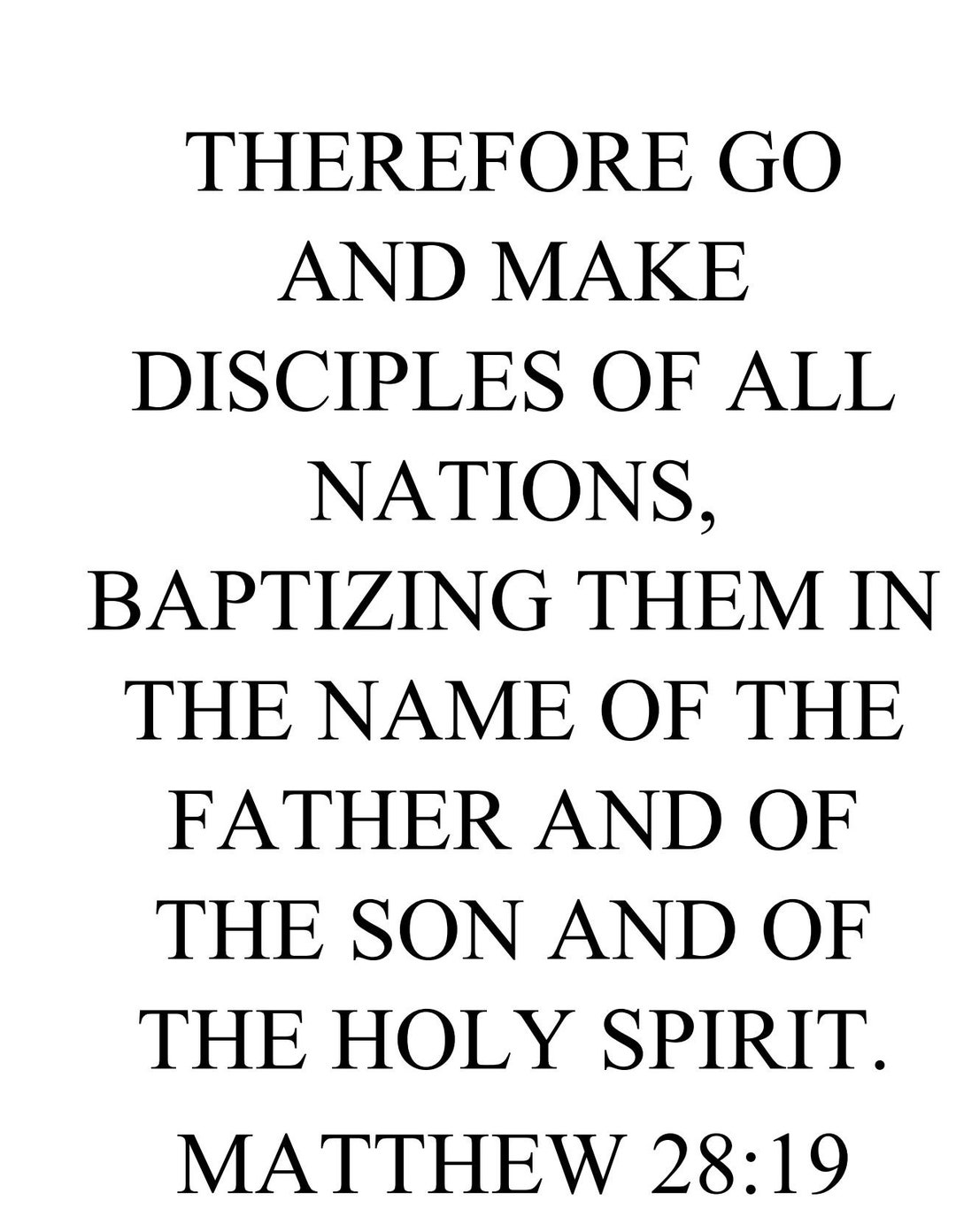 Matthew 28:19 Verse Handwriting Practice-basic - Etsy