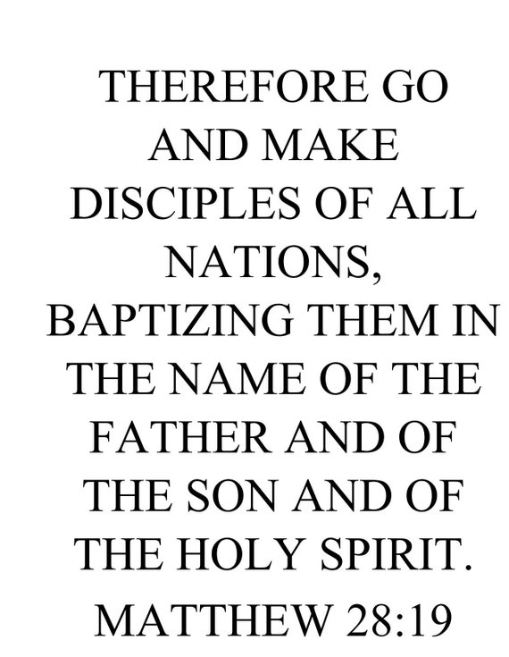 Matthew 28:19 Verse Handwriting Practice-basic - Etsy