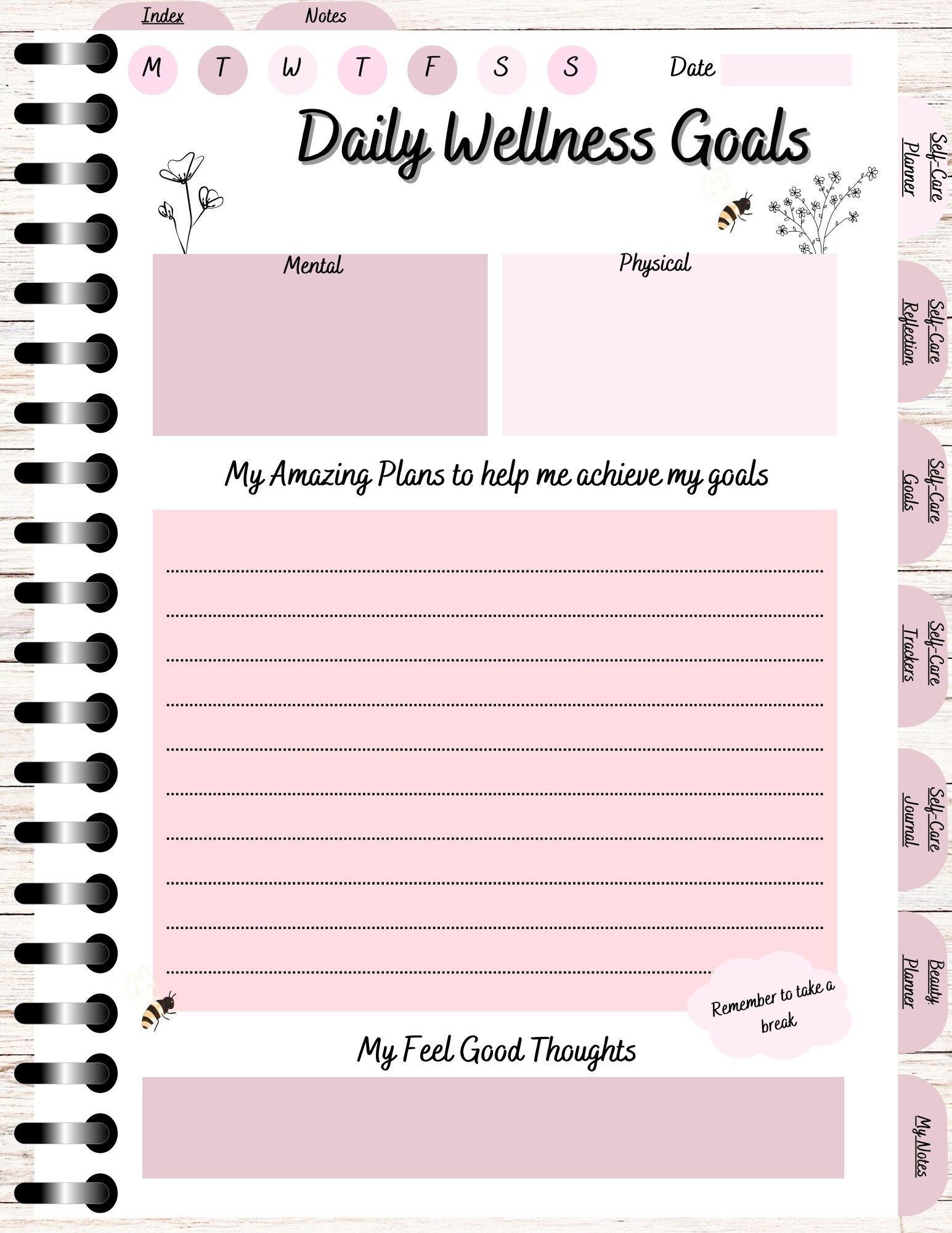 Self Care Digital Planner | Goodnotes, Notability, Clickup and More ...