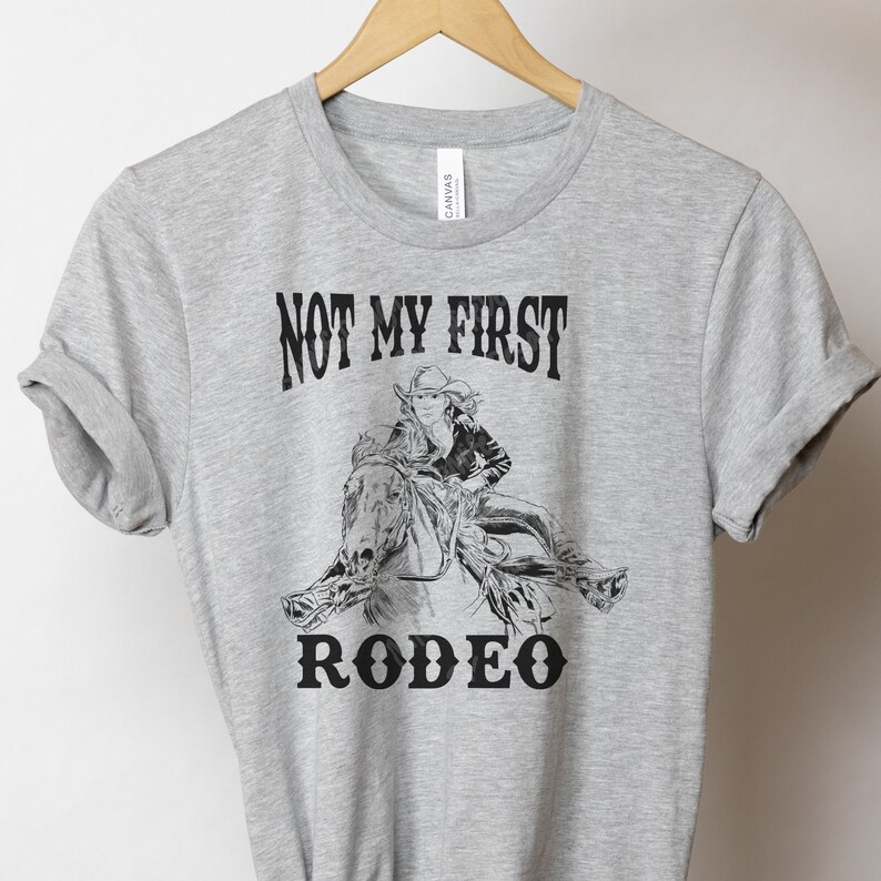 Not My First Rodeo Cowgirl Digital Design PNG/JPG - Etsy