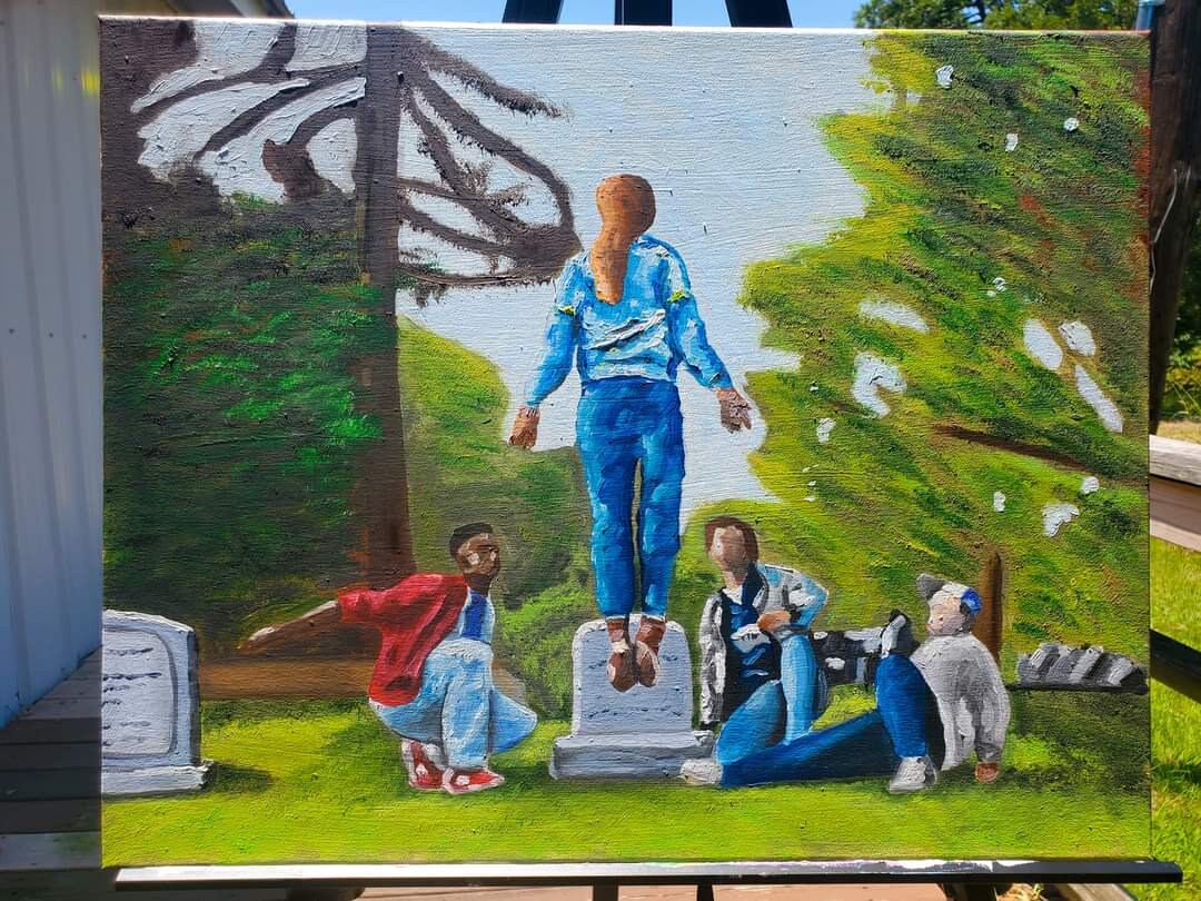 Stranger Things Original Floating Max Mayfield - Etsy