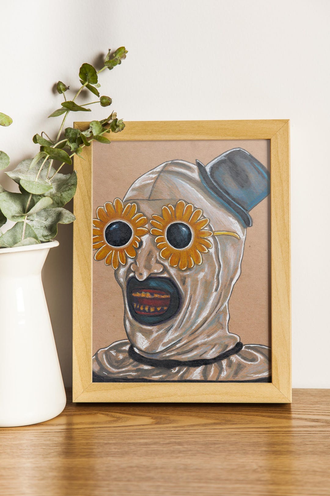 Art the Clown - Terrifier - Sunflower Gloss Print - 8.5x11 - - Etsy