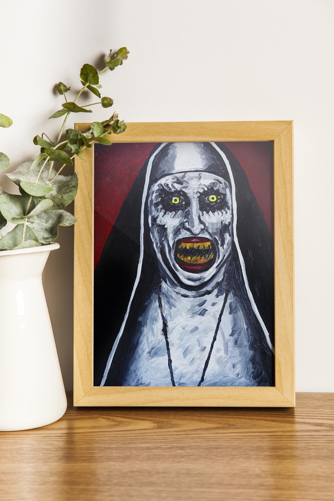 The Nun - Valek - the Conjuring - Gloss Print - 8.5x11 - - Etsy