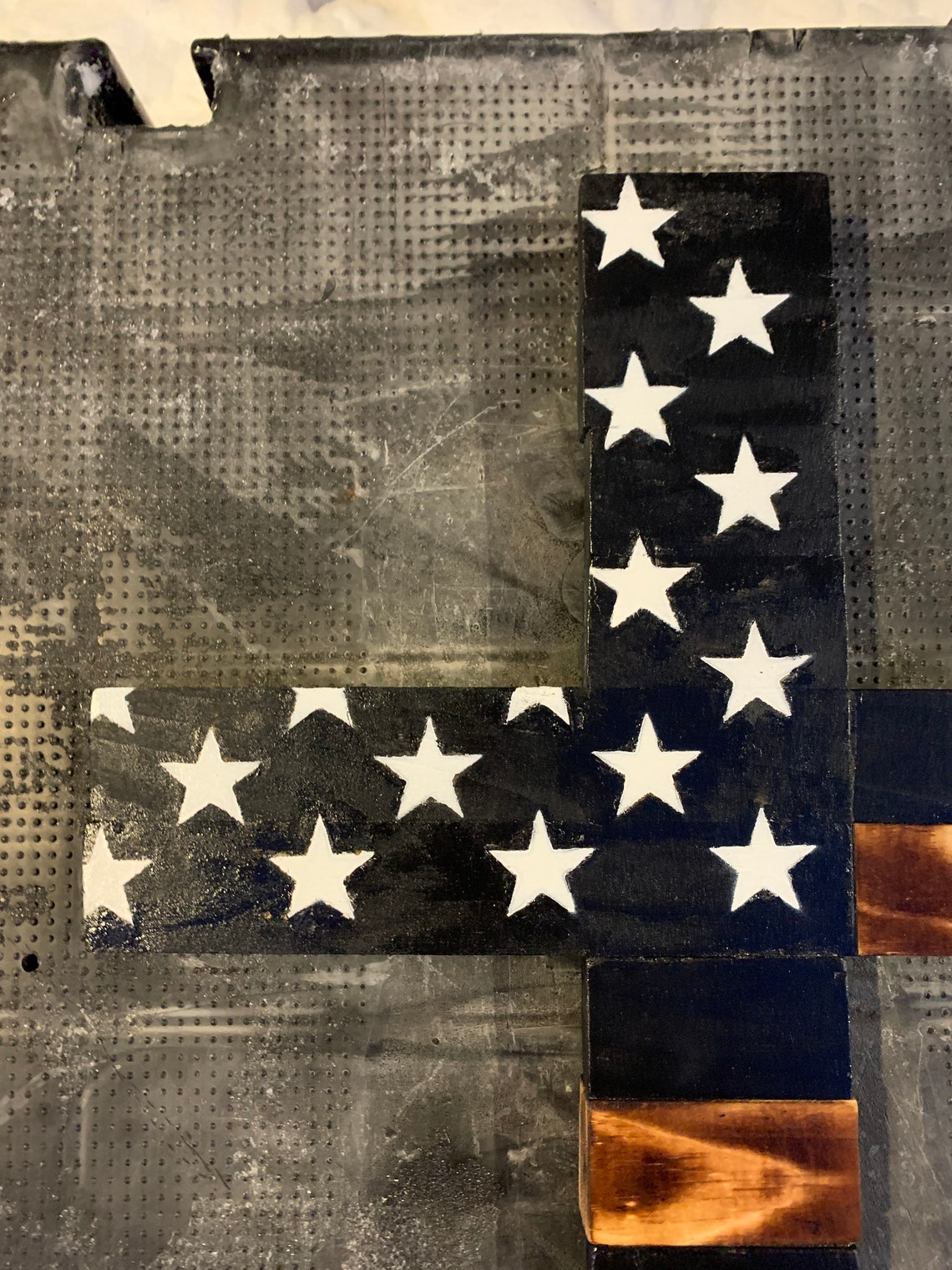 American Flag Cross (burnt) - Etsy
