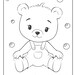 Digital Print Children's Coloring Book - Bears - Etsy
