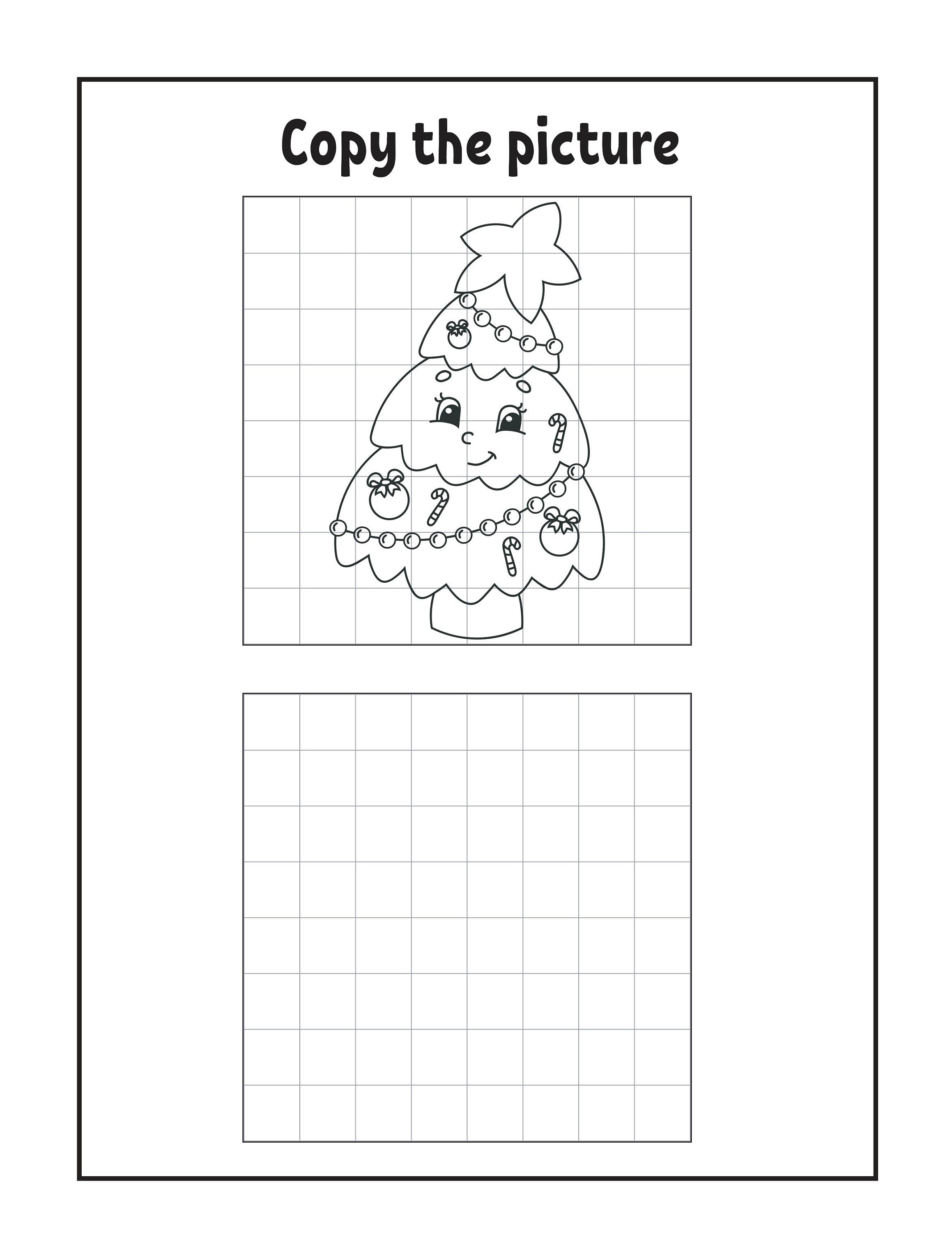 Digital Print "copy the Picture" Coloring Book - Etsy