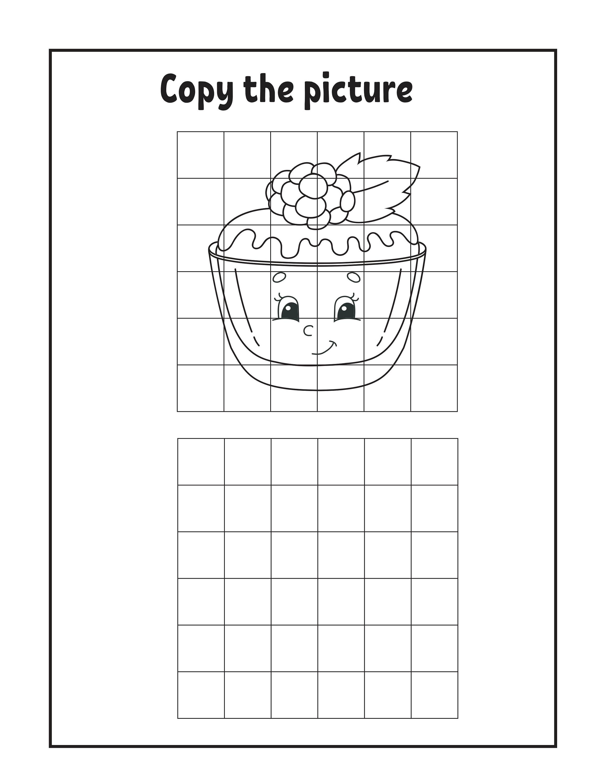 Digital Print copy the Picture Coloring Book - Etsy