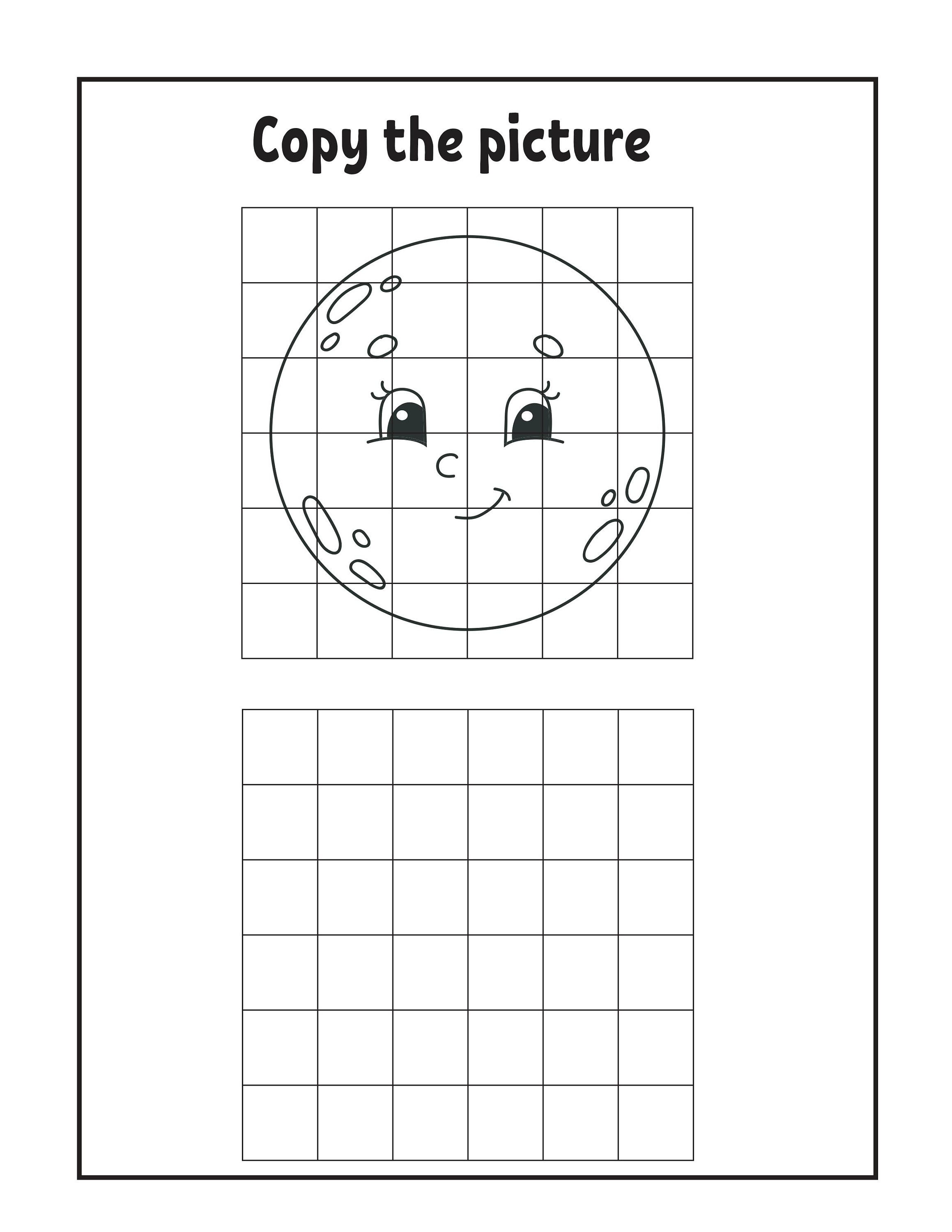 Digital Print "copy the Picture" Coloring Book - Etsy