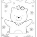 Digital Print Children's Coloring Book - Bears - Etsy