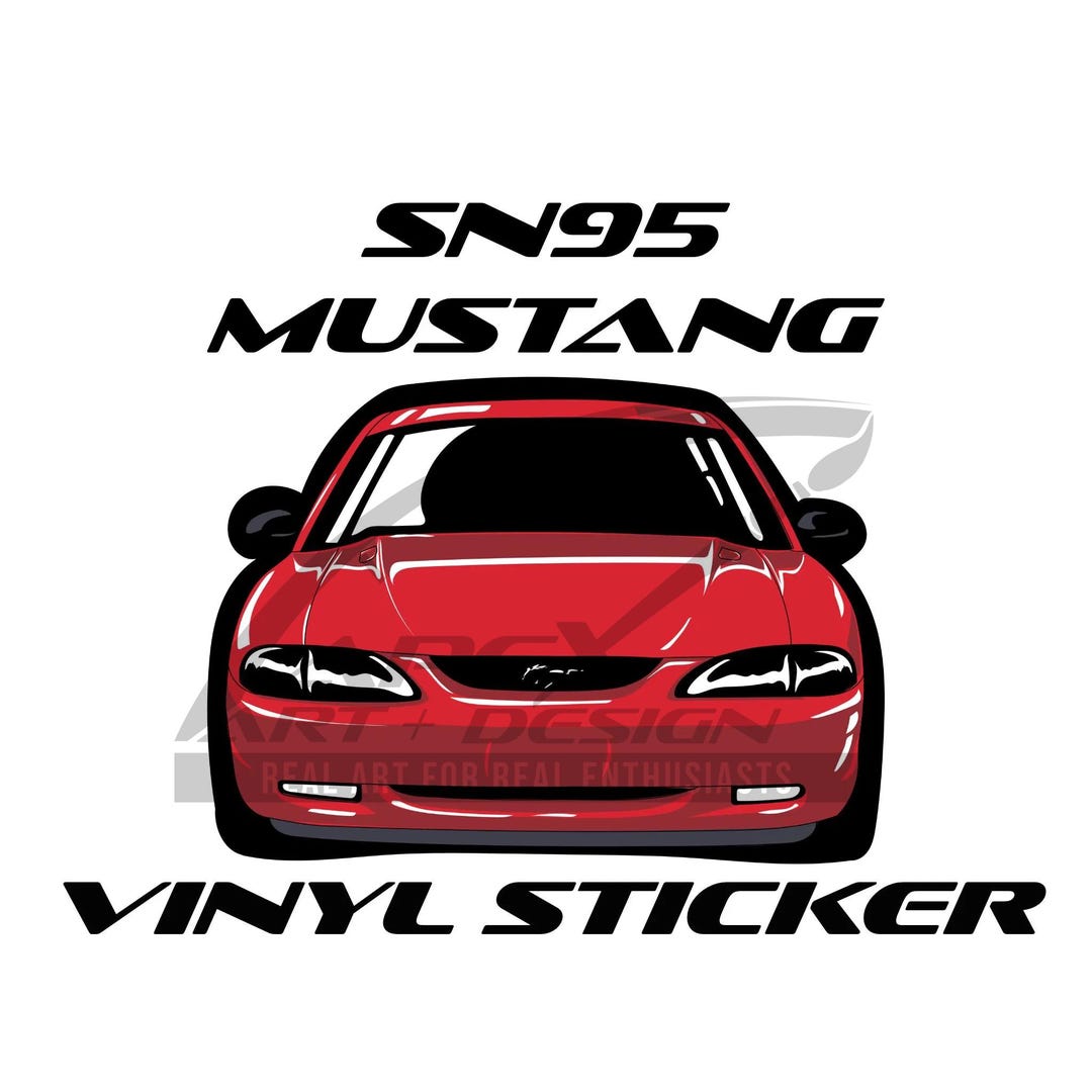 SN95 Mustang Vinyl Sticker - Etsy