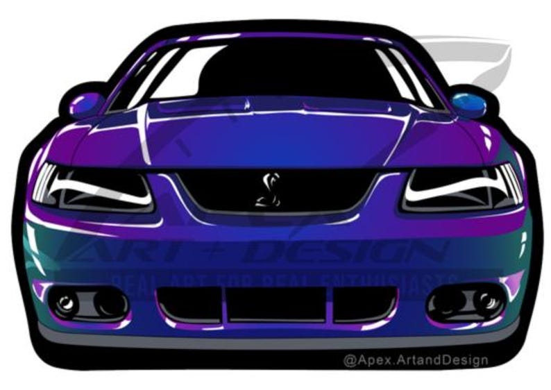 New Edge Cobra Vinyl Sticker - Etsy