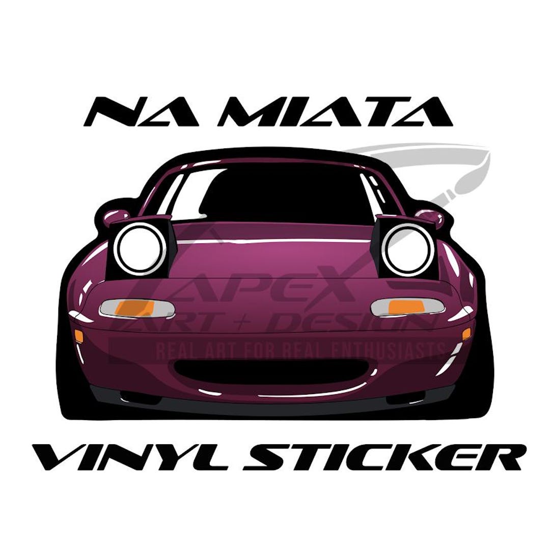 NA Miata Vinyl Sticker - Etsy