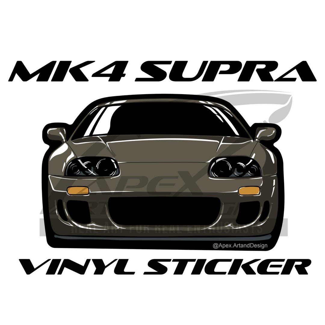 MK4 Supra Vinyl Sticker - Etsy
