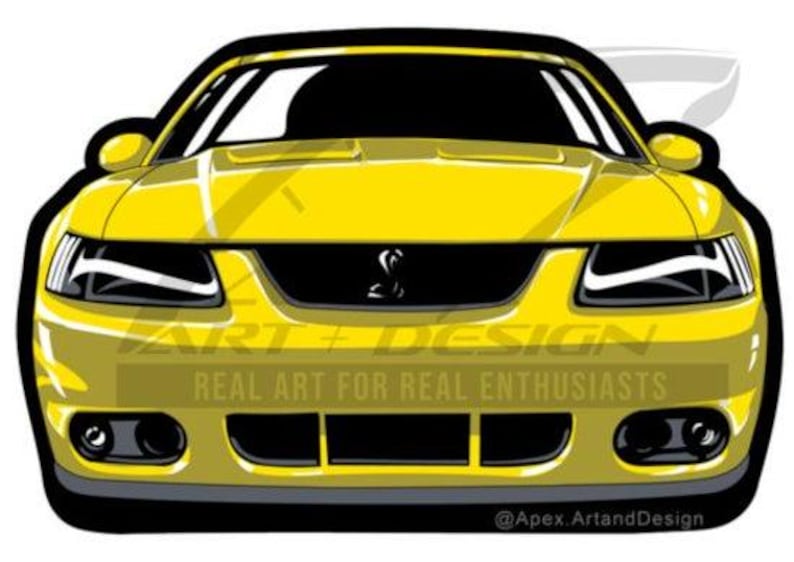 New Edge Cobra Vinyl Sticker - Etsy
