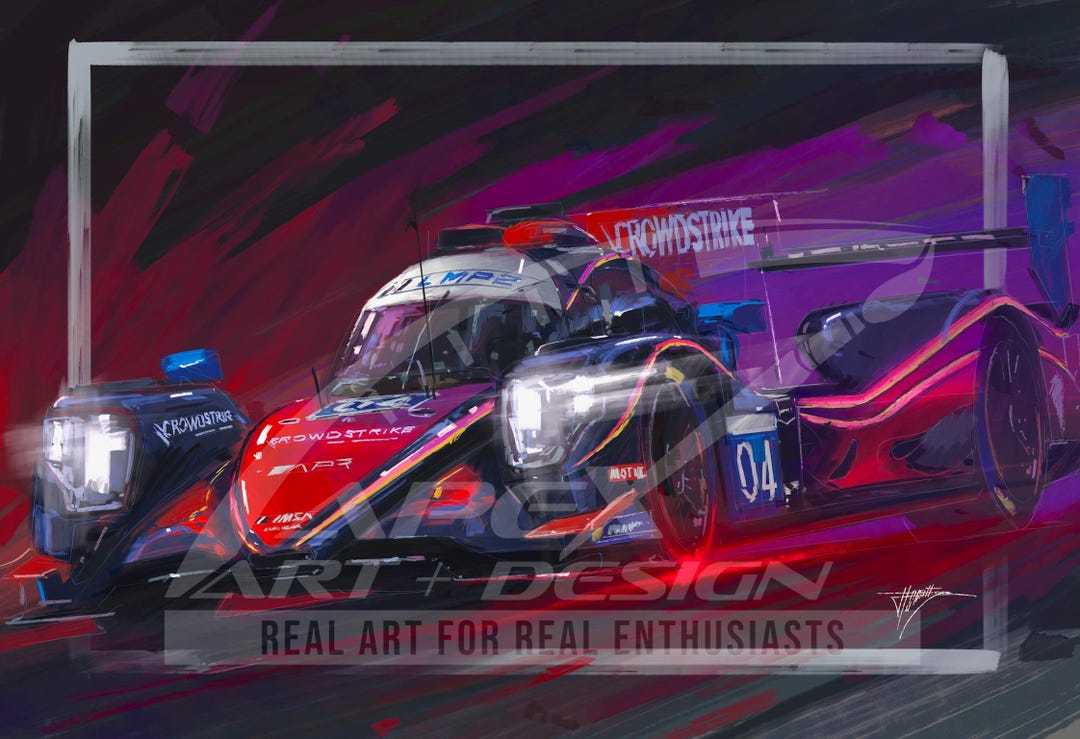 2026 Crowdstrike Racing Oreca - LMP2 IMSA Racing Poster - Etsy