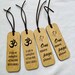 Hindu Engraved Wooden Bookmark, Pooja Return Gift Items, Hinduism ...