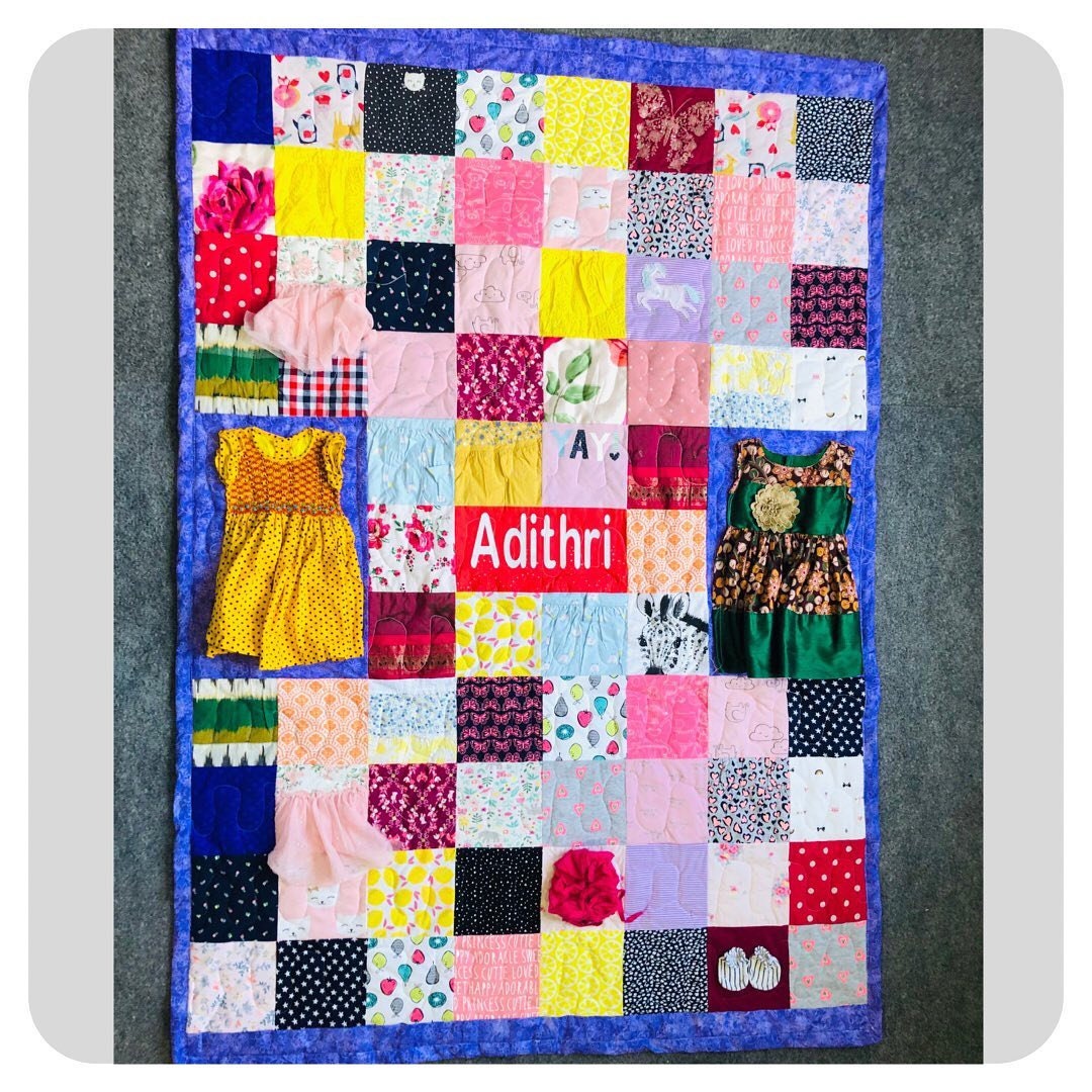 Baby Keepsake Quilt | Baby Clothes Quilt | Memory Quilt | T Shirt Quilt ...