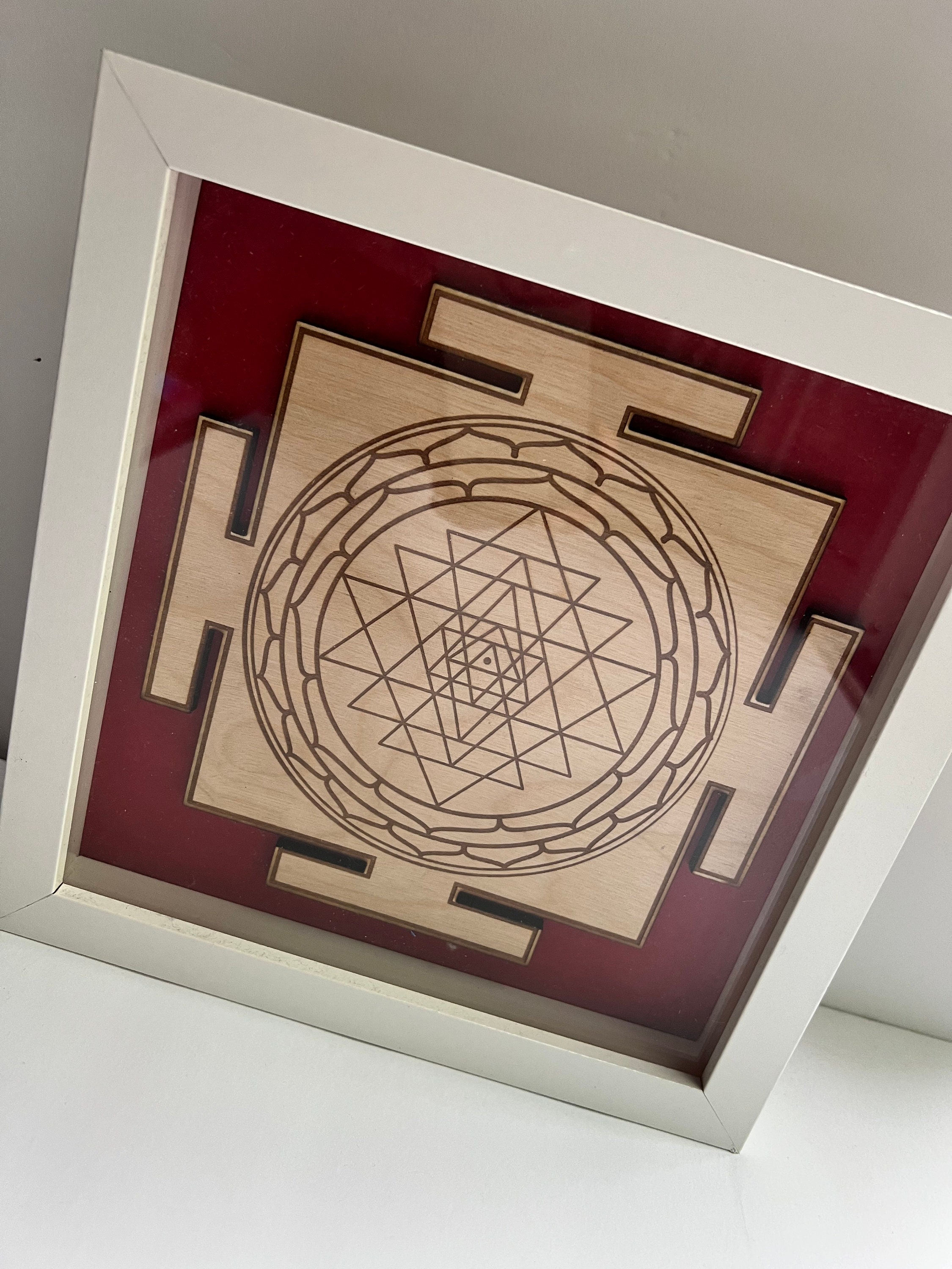 Sri Yantra Wall Art, Shri Yantra Unique Modern Decoration for Home ...
