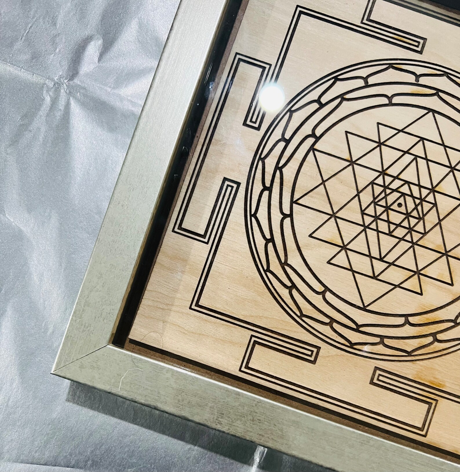 Sri Yantra Wall Art Shri Yantra Unique Modern Decoration for - Etsy