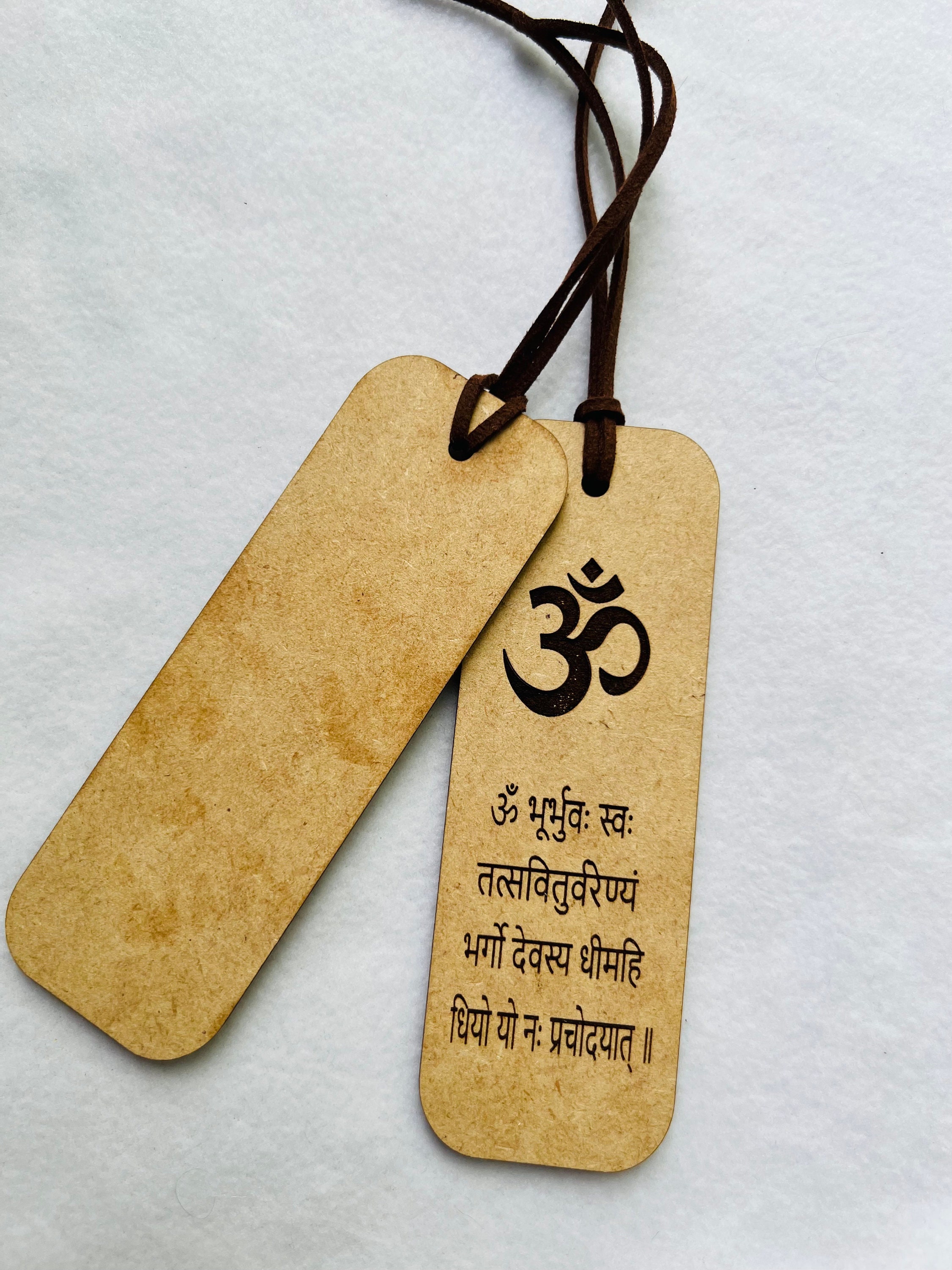 Hindu Engraved Wooden Bookmark, Pooja Return Gift Items, Hinduism ...