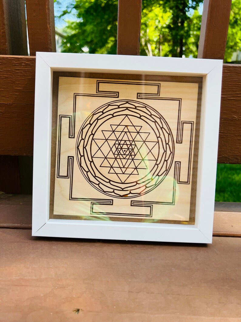 Sri Yantra Wall Art Shri Yantra Unique Modern Decoration for - Etsy