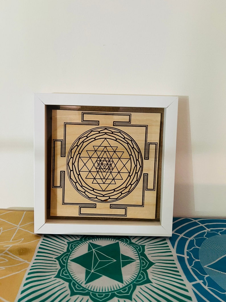 Sri Yantra Wall Art Shri Yantra Unique Modern Decoration for - Etsy