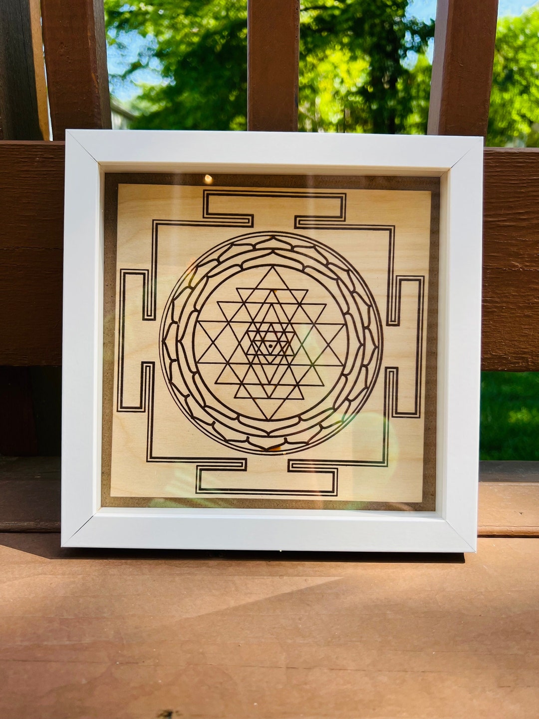 Sri Yantra Wall Art Shri Yantra Unique Modern Decoration for - Etsy