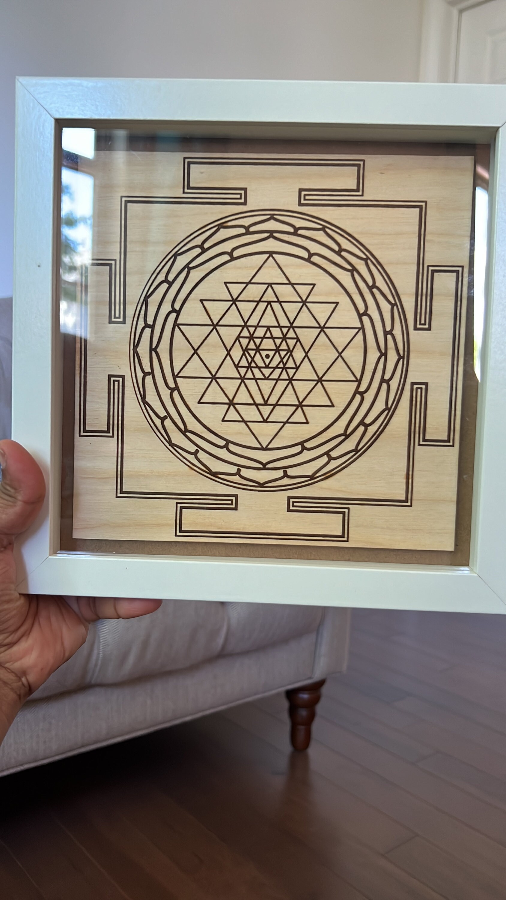 Sri Yantra Wall Art Shri Yantra Unique Modern Decoration for - Etsy