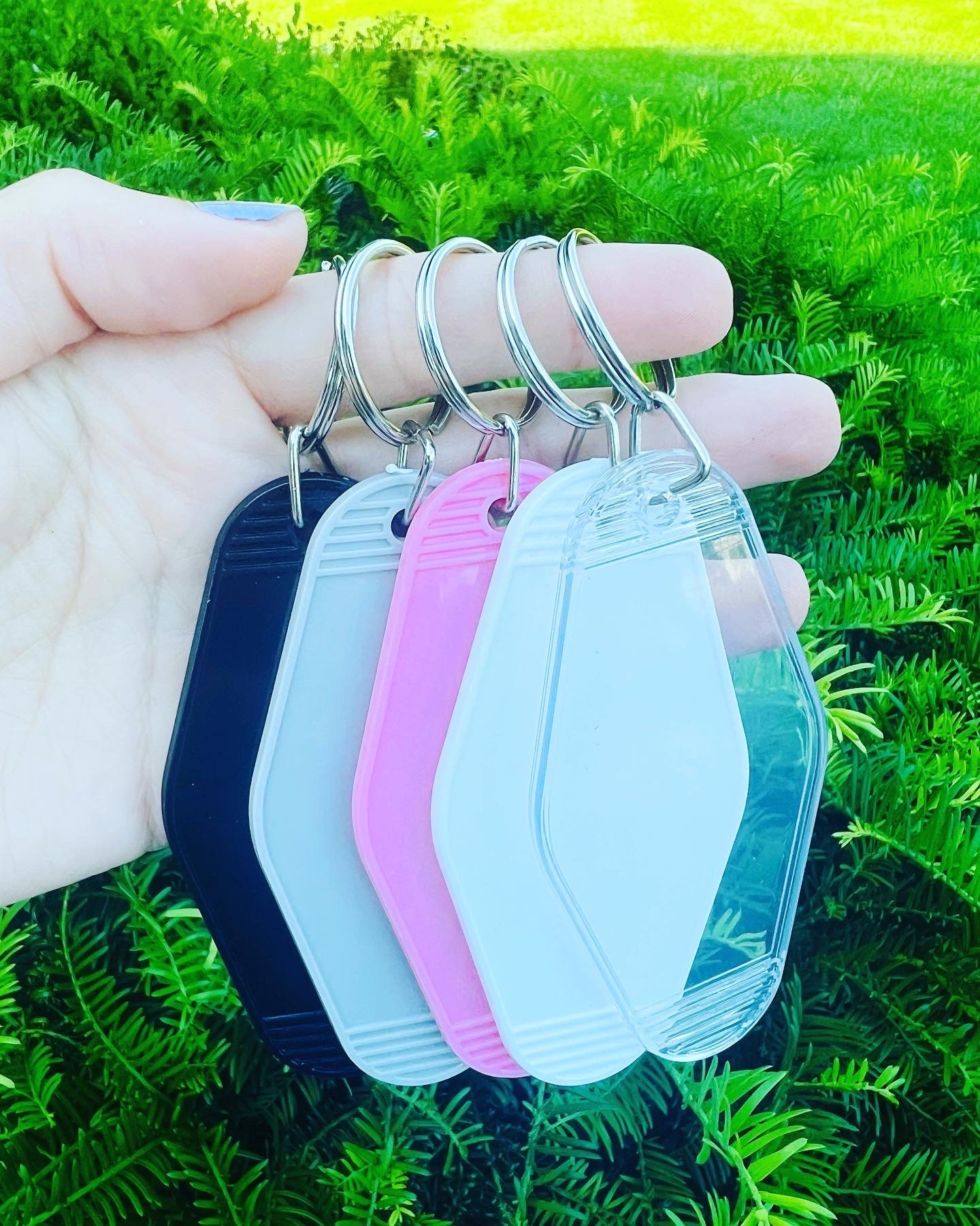 Blank Hotel Keychains, Blank Retro Keychains, Motel Keychains ...