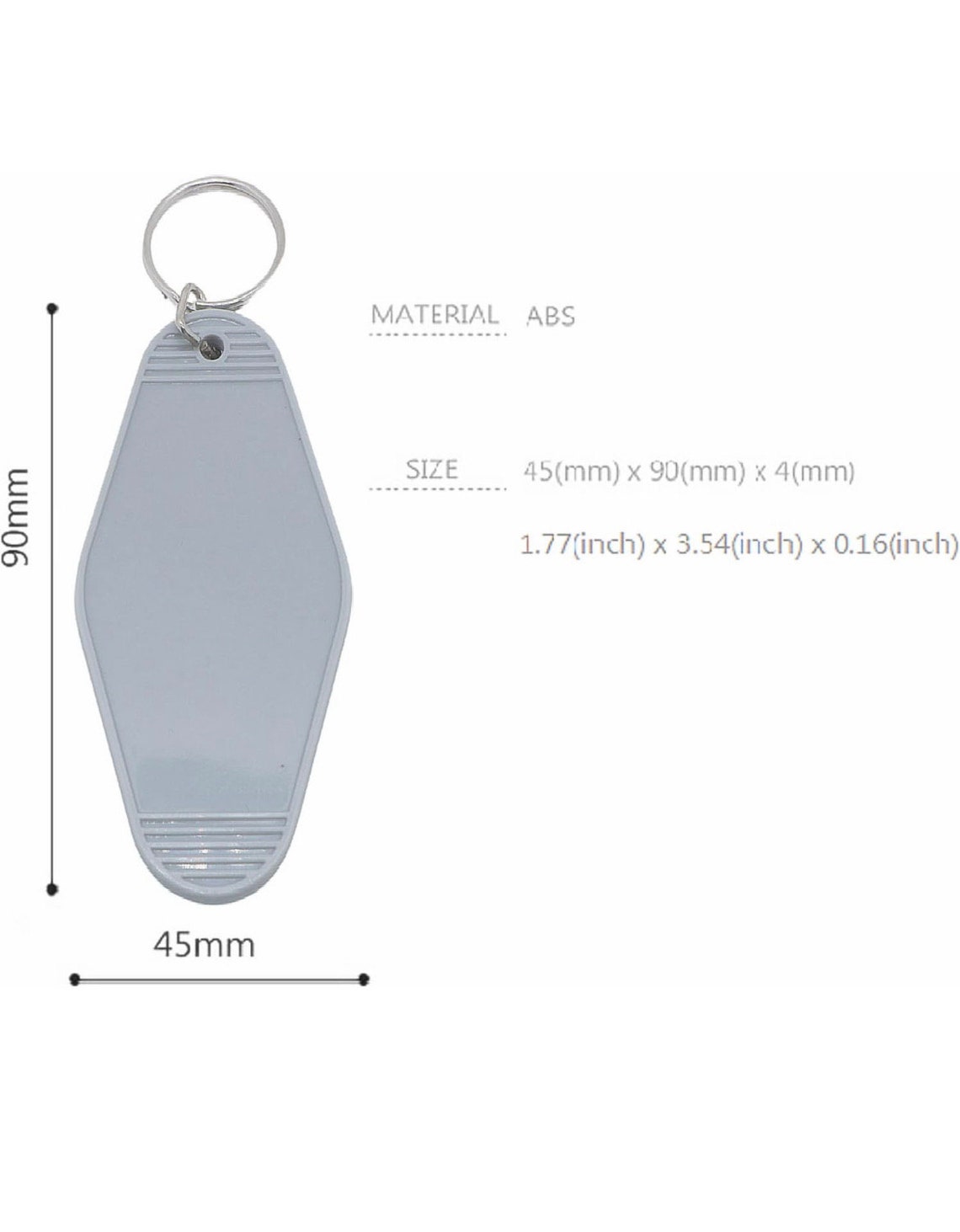 Blank Hotel Keychains, Blank Retro Keychains, Motel Keychains ...