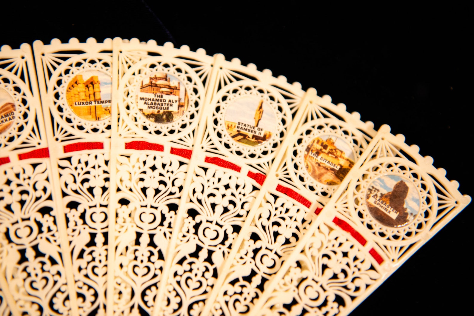 Small Vintage Ornate Fan - Etsy