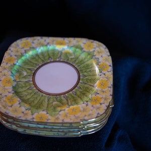 PARAGON Green Yellow Tea Set Set 40 Pieces, English China Collectables ...