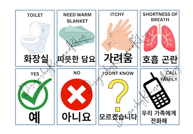 Printable Digital Download PEC Communication Board Cards for Nonverbal ...