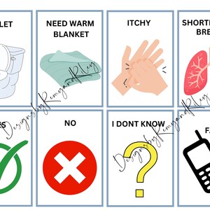 Printable Digital Download PEC Communication Board Cards for Nonverbal ...