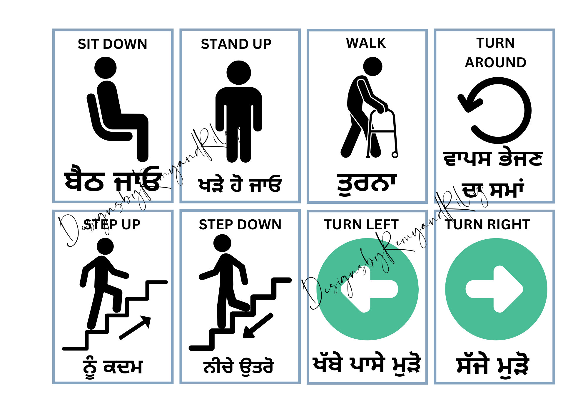 English-punjabi Communication Board Cards: Autism, Nonverbal (digital ...