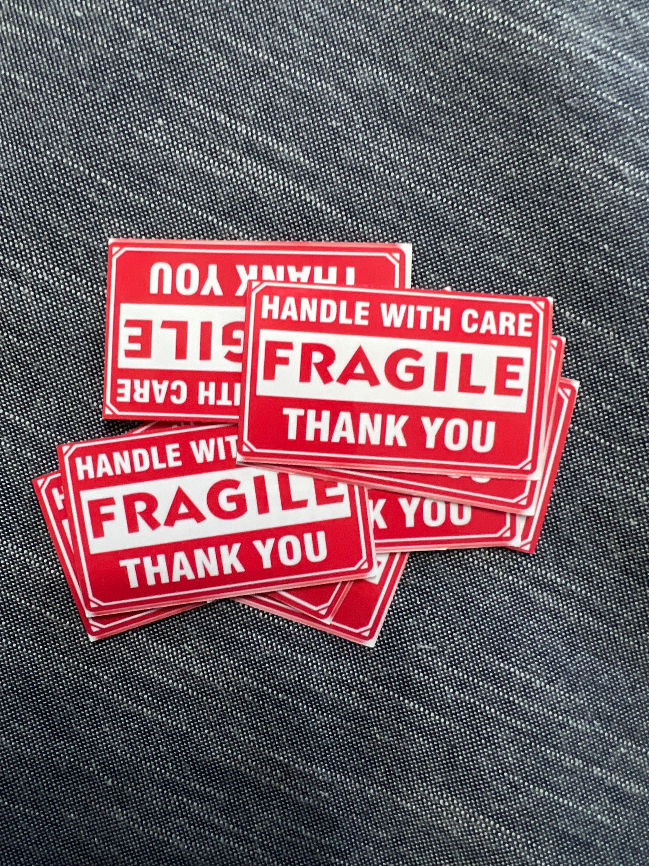 Handle With Care Stickers Fragile Stickers - Etsy