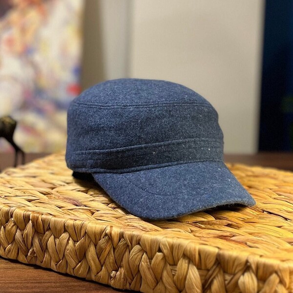 Flat Cap Military Style - Etsy