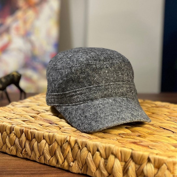 Flat Cap Military Style - Etsy