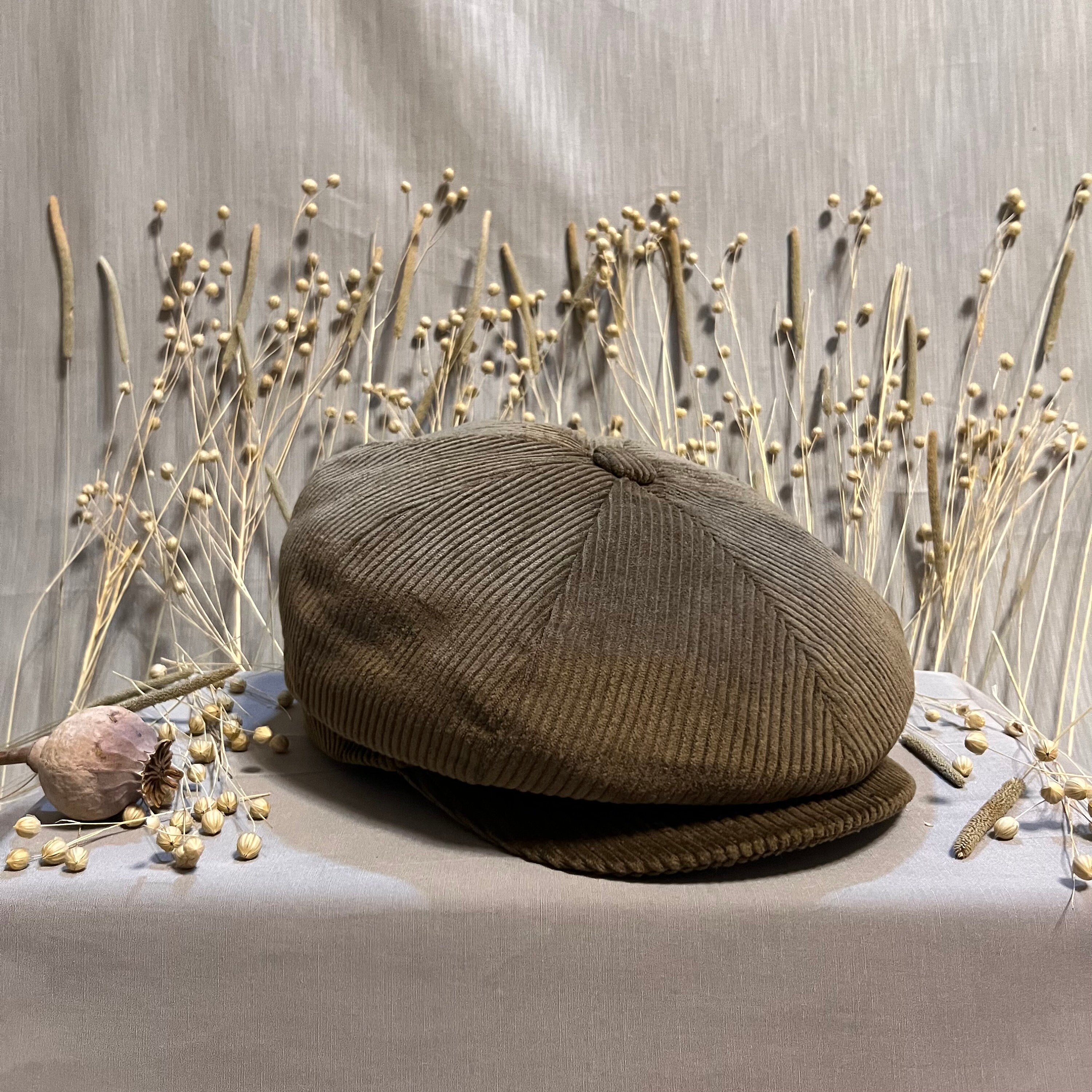 Camel Velvet Newsboy Hat, Irish Flat Hat, Scally Wool Cap, Peaky ...